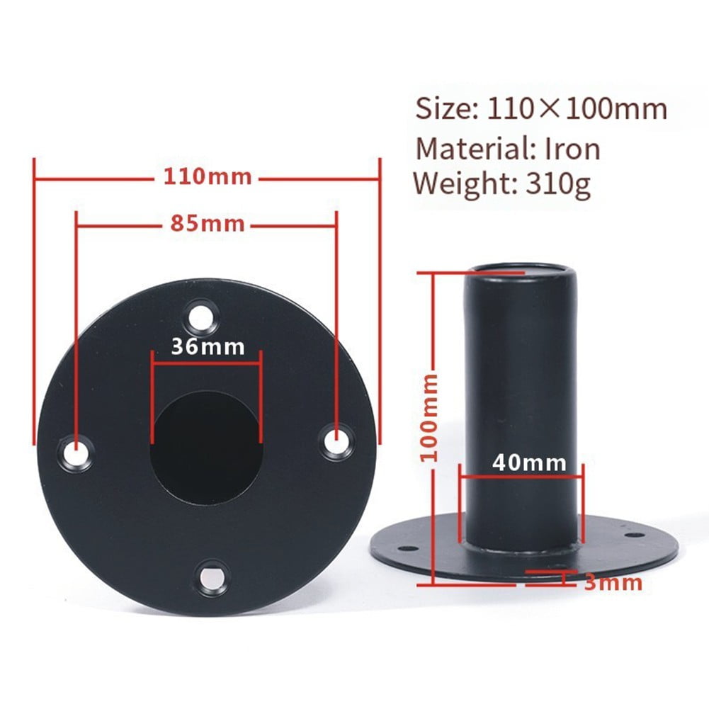 Gerich Metal Brackets Metal Stand 1 Pcs Speaker Mount Stand Replacement ...