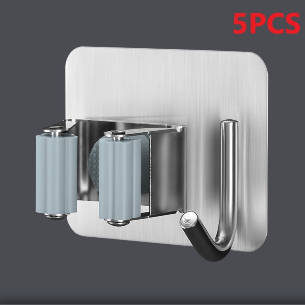 Gerich Mop Hooks Mop Holder, Broom and Mop Holder Wall Mounted, Broom ...