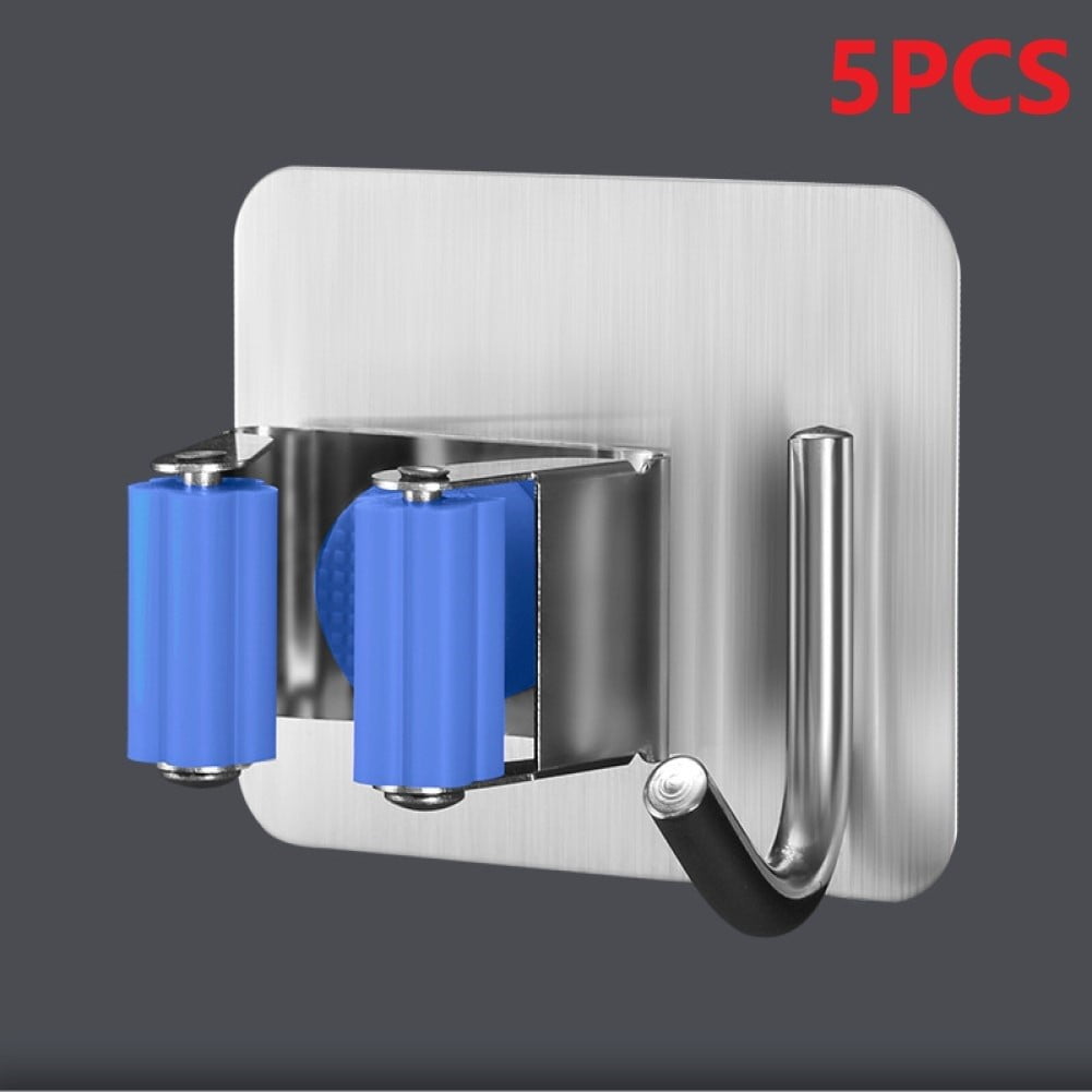 Gerich Mop Hooks Mop Holder, Broom and Mop Holder Wall Mounted, Broom ...