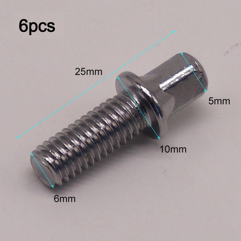 Gerich Percussion Instrument Screws for Snare Drum M6 Thread Set of 6 ...