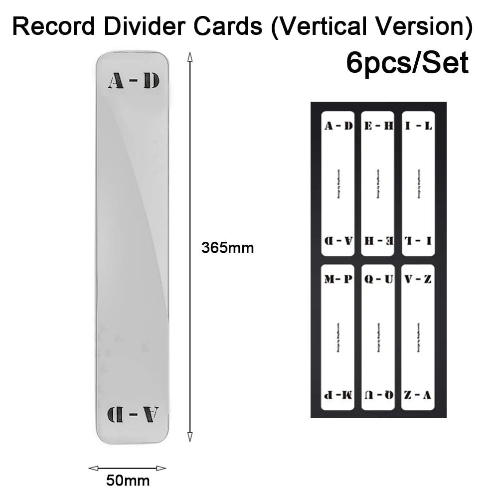 Gerich Quick CD LP Record Classification Alphabet Index Cards Vinyl ...