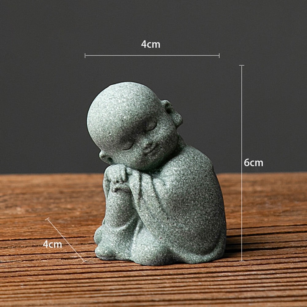 Gerich Small Wise Buddha Monk Figurines Ornaments Statues See Speak ...