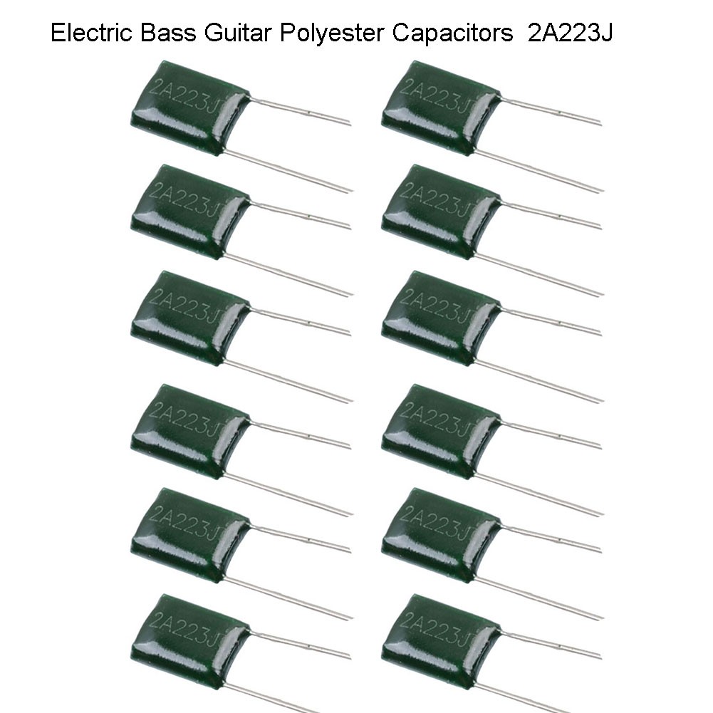 Gerich Top notch Electric Bass Guitar Polyester Capacitors 12 Pieces ...