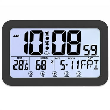 Bluetech Oversized LED Clock- Extra Large Display, Easy To Read 3 Inch ...