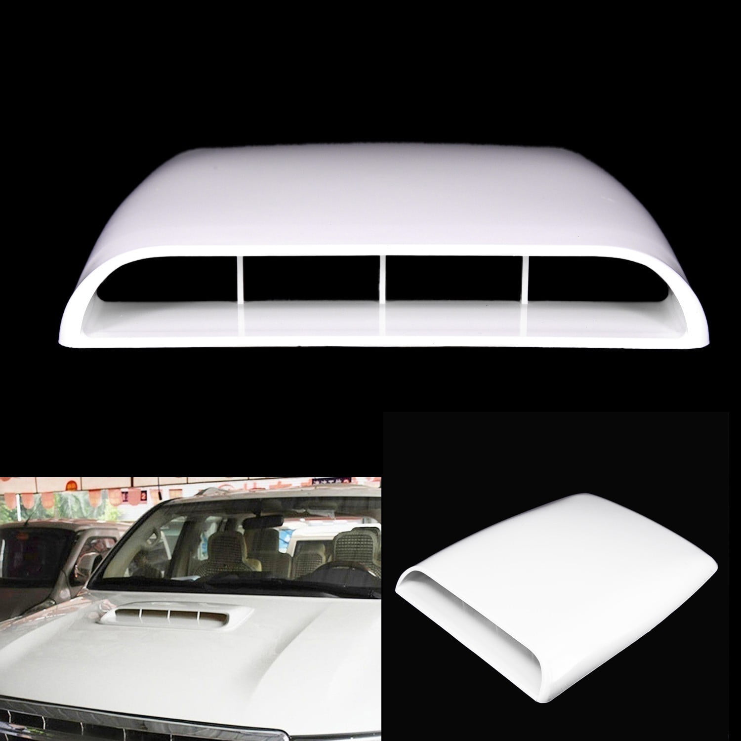 Gerich Universal Car Bonnet Hood Scoop Air Flow Intake Vent Cover ...