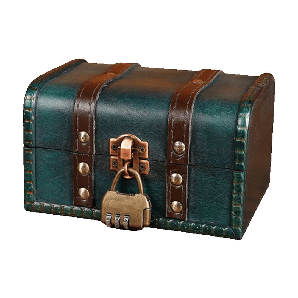 Gerich Vintage storage wooden box jewelry box collection box prop ...
