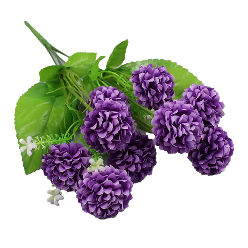 Gerich Wedding Artificial Silk Hydrangea Posy Flower Bouquet,1 Bunch ...