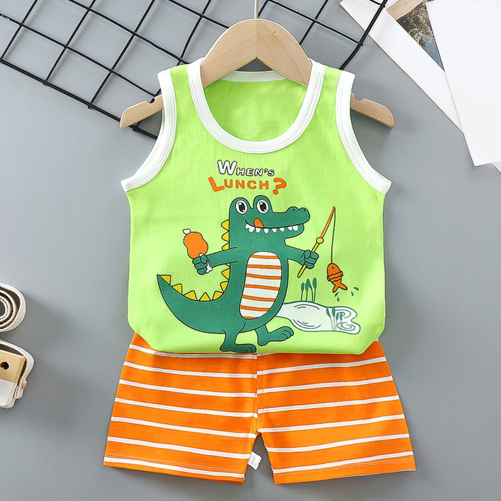 Gerichy Baby Boy Outfits Summer Outfits Set For Kids Boys Baby Toddler ...