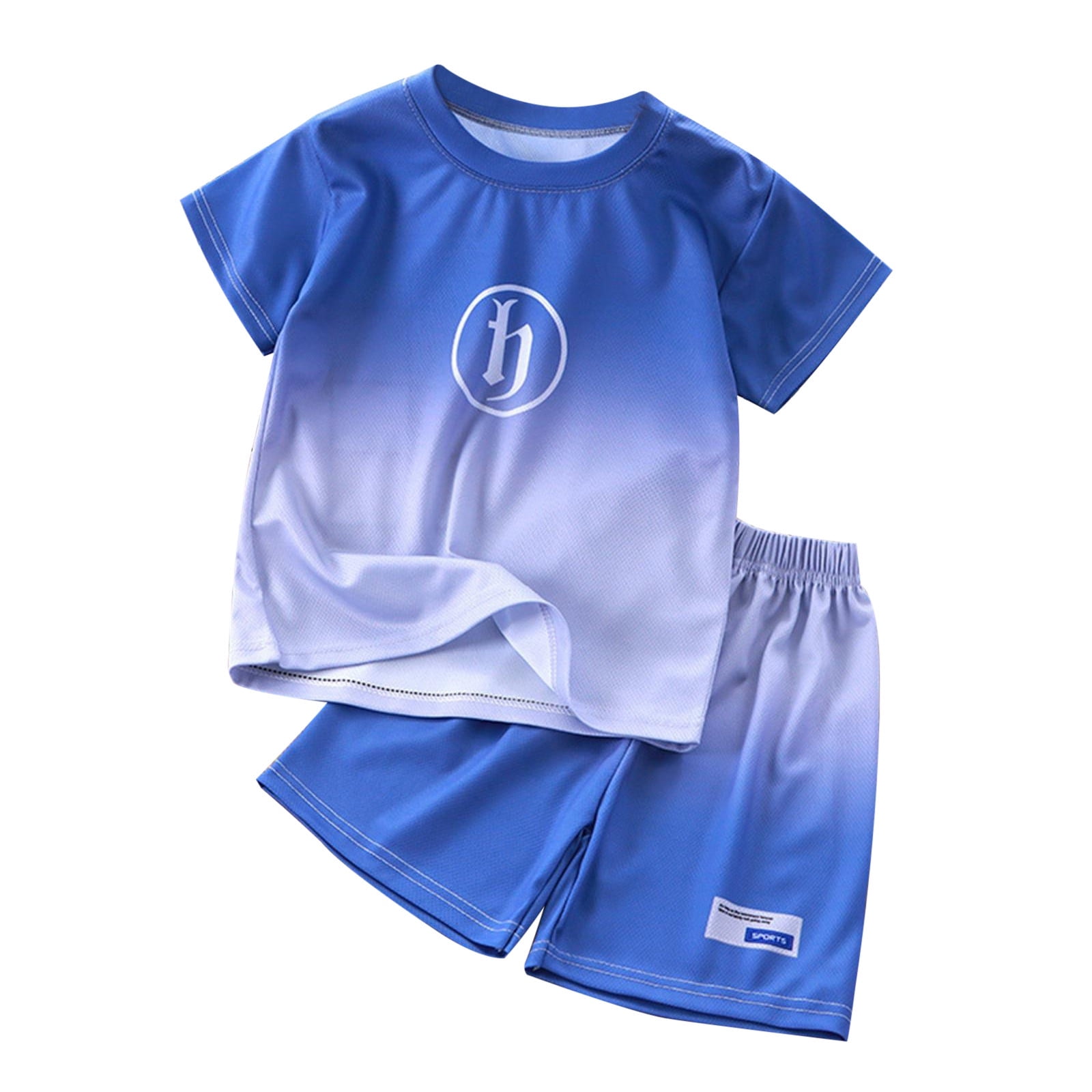 Gerichy Children's Summer Short Sleeve Suit Boys Summer Suit Children ...