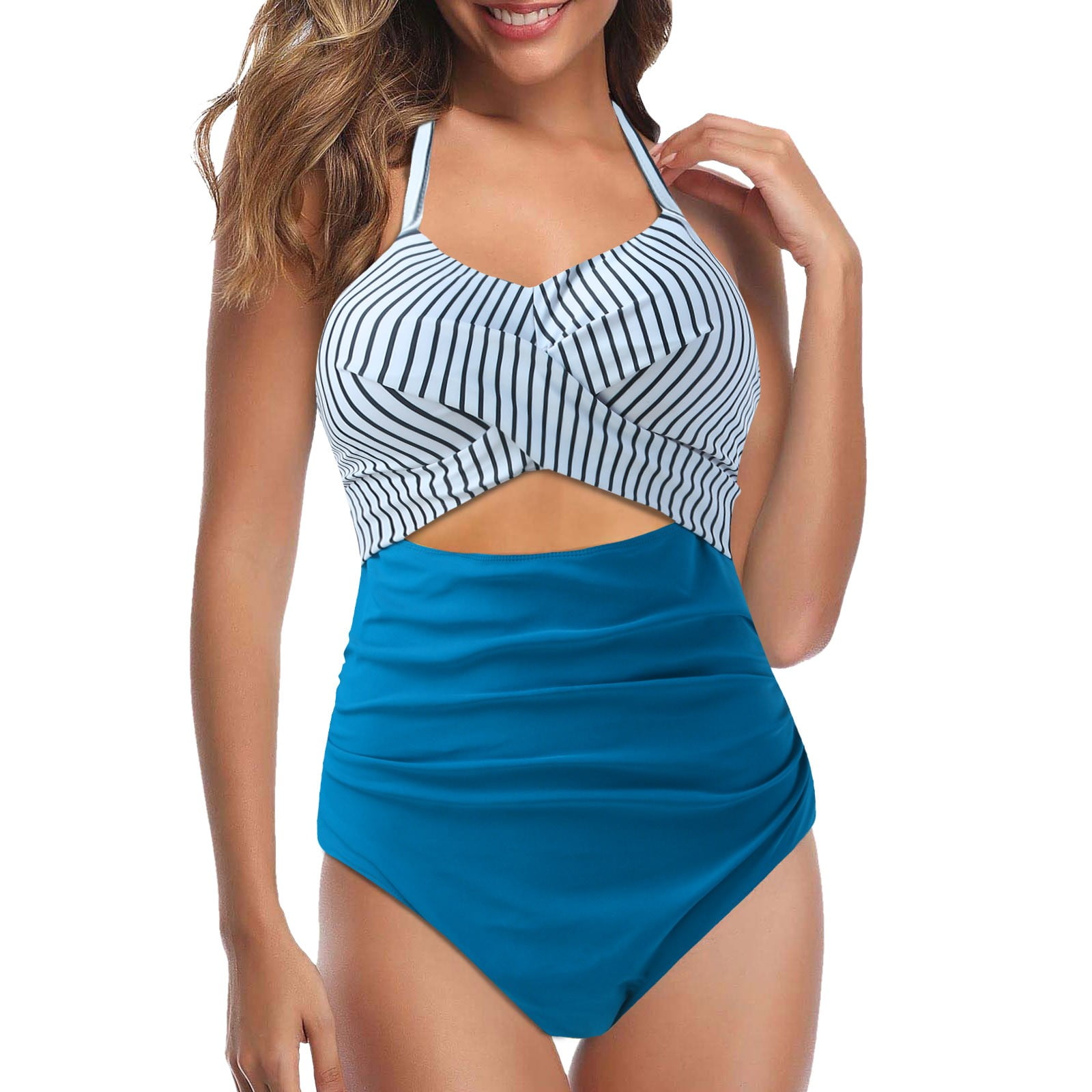 Gerichy One Piece Swimsuits Women Tummy Control Cutout High Waisted
