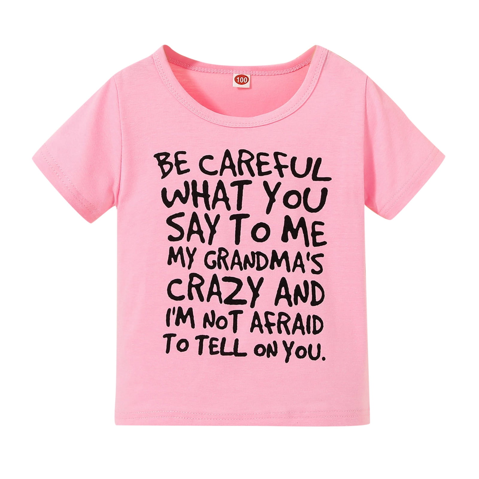 Gerichy T-shirts for Girls Kids Toddler Baby Girls Spring Summer Letter ...