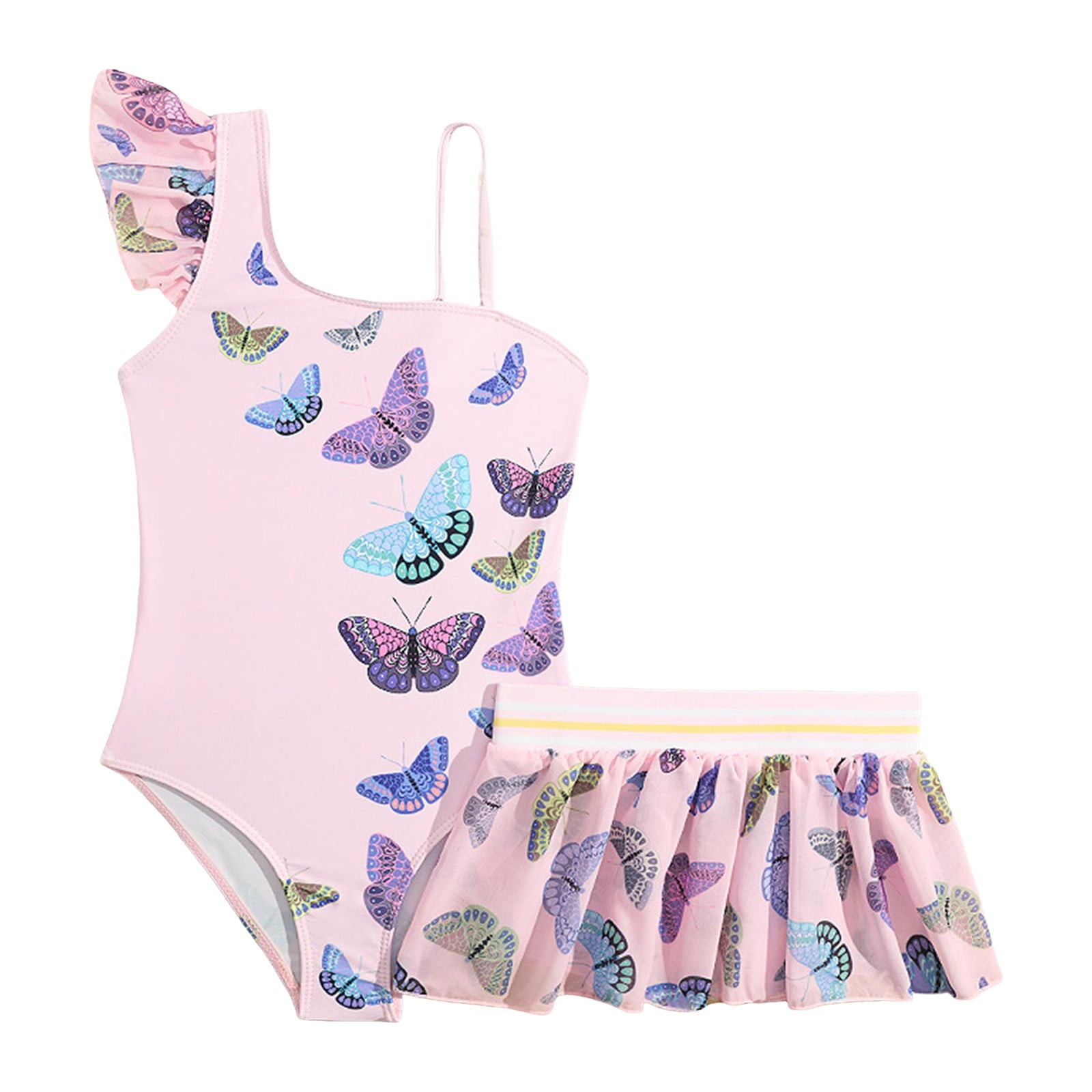 Gerichy Toddler Girl Swimsuit,Girls Bathing Suit Girls' Thin Straps ...