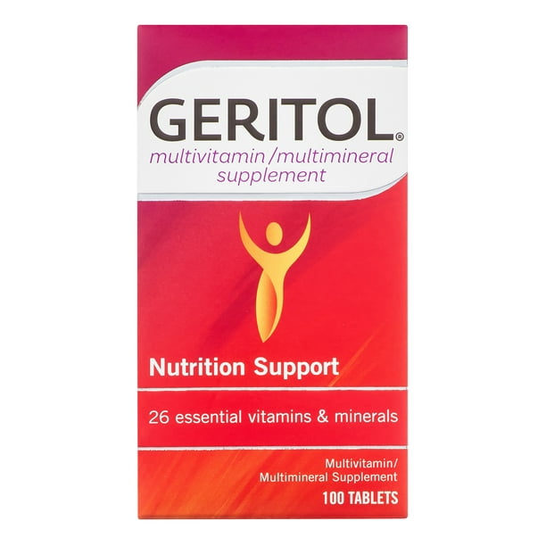 Geritol Multivitamin Supplement B-Vitamins, Antioxidants, Vitamins C, E ...