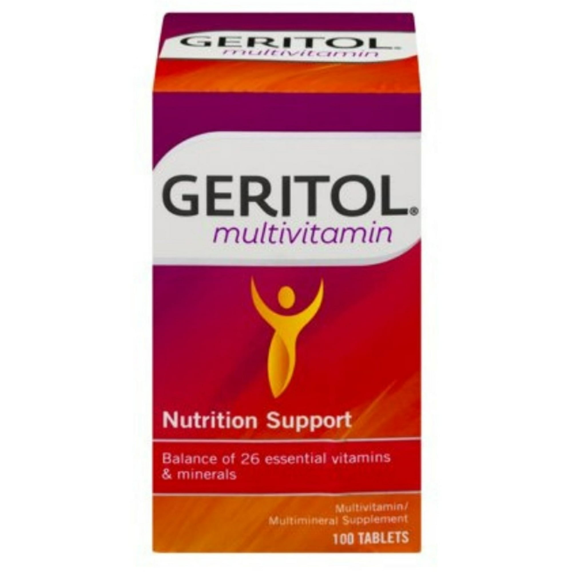 Geritol Complete Tablets 100 Tablets (Pack of 4) - Walmart.com