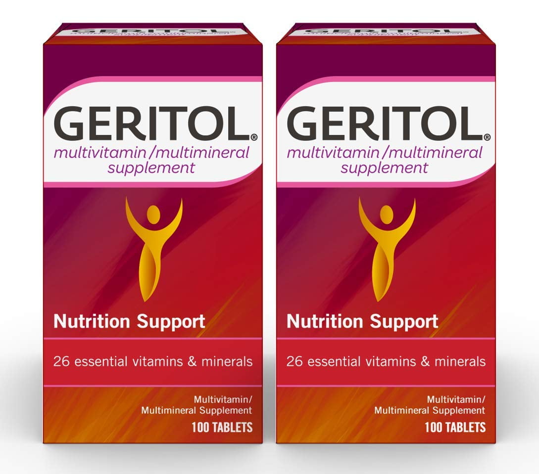 Geritol Multi-Vitamin Nutritional Support Tablets, Balance of 26 ...