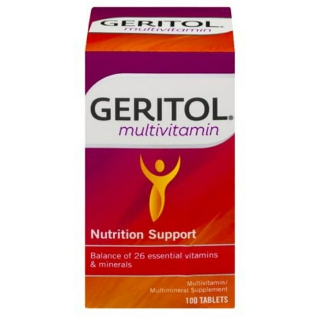 Geritol Multivitamin Nutrition Support Tablets, Vitamins Supplements ...
