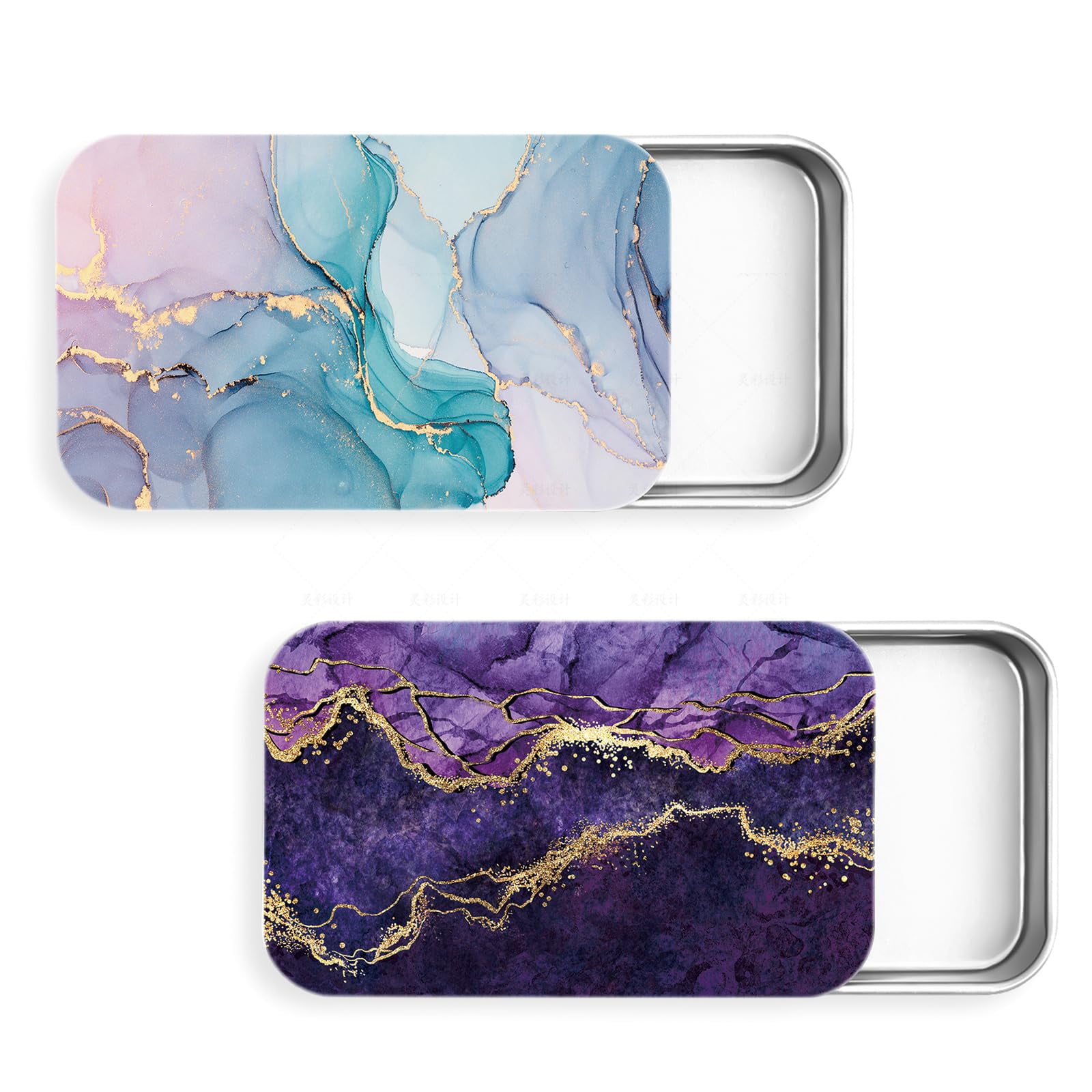 Gerkia 2Pack Travel Floss Picks Case, Refillable Portable Floss Pick Holder and Dispenser, Small ...