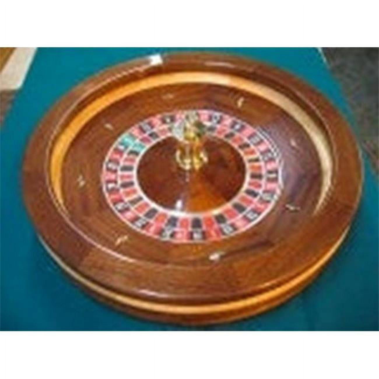 Germ Free 52 DCG-874-003 25 in. Casino Grade Roulette Wheel Mahogany ...
