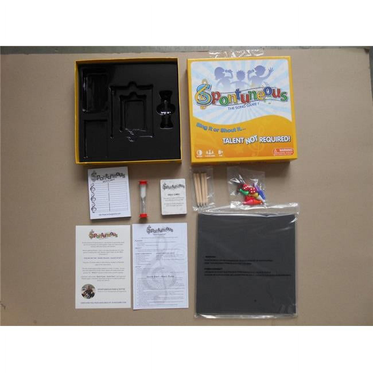 Germ Free Games spon1000 Song Board Game in Set Up box - Walmart.com