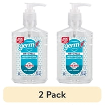 Germ-X® Advanced Hand Sanitizer with Pump, Bottle of Hand Sanitizer, Original Scent, 33.8 fl oz ...