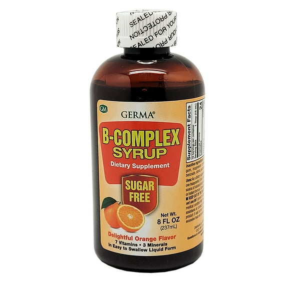 Germa B-Complex Syrup. Dietary Supplement. Bone Health, Growth and ...