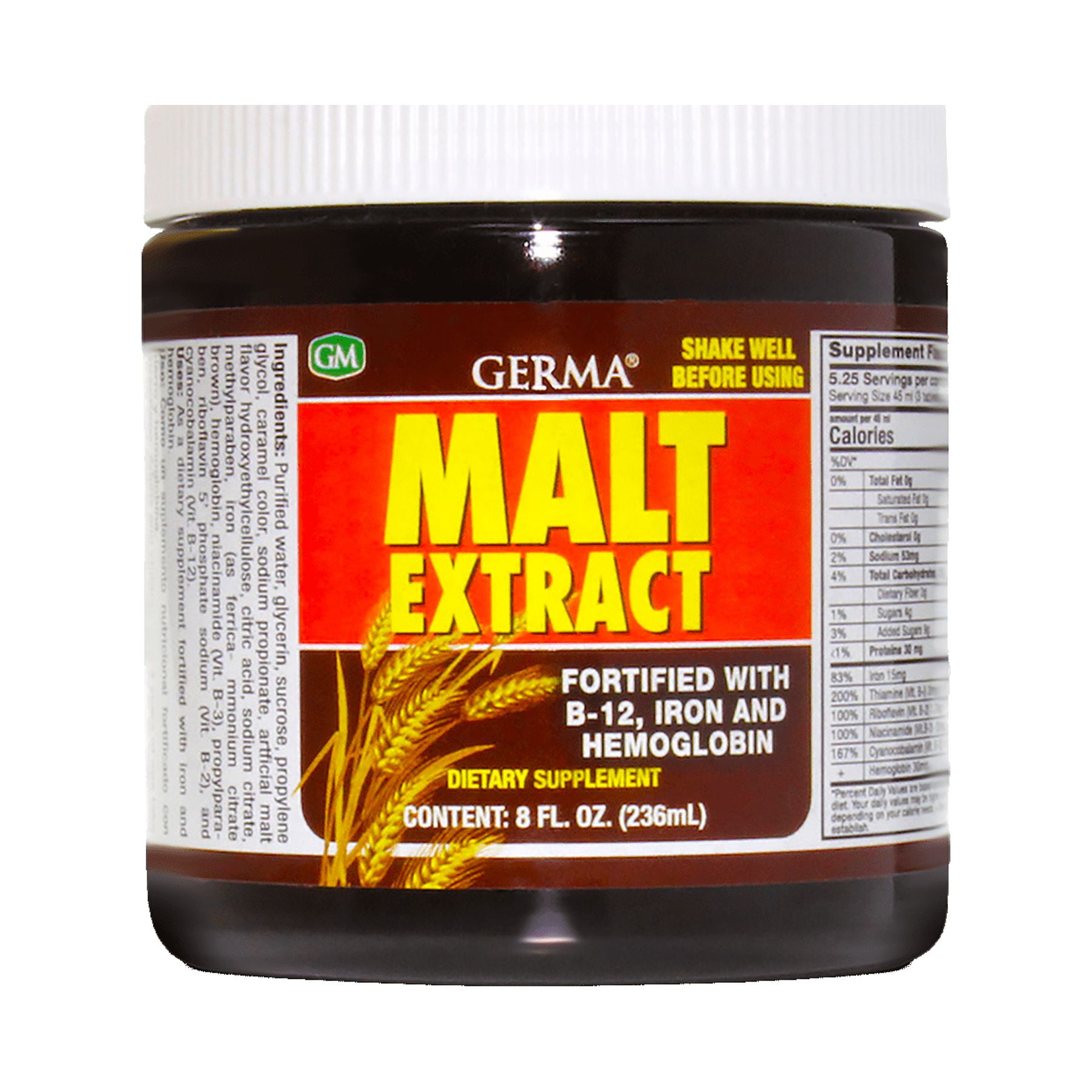 Germa Extracto de Malta - 8oz - Walmart.com