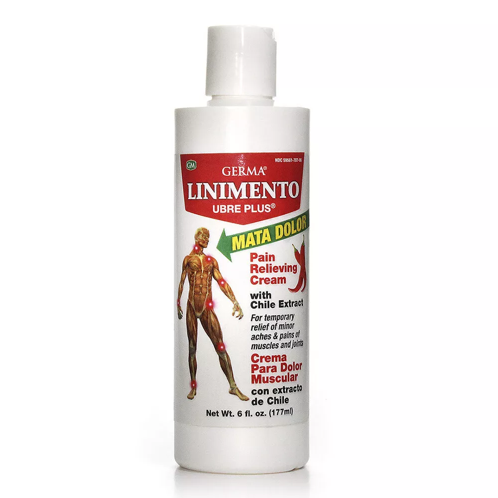 Germa Liniment Ubre Plus. Topical Analgesic Cream. For Muscle & Joint ...