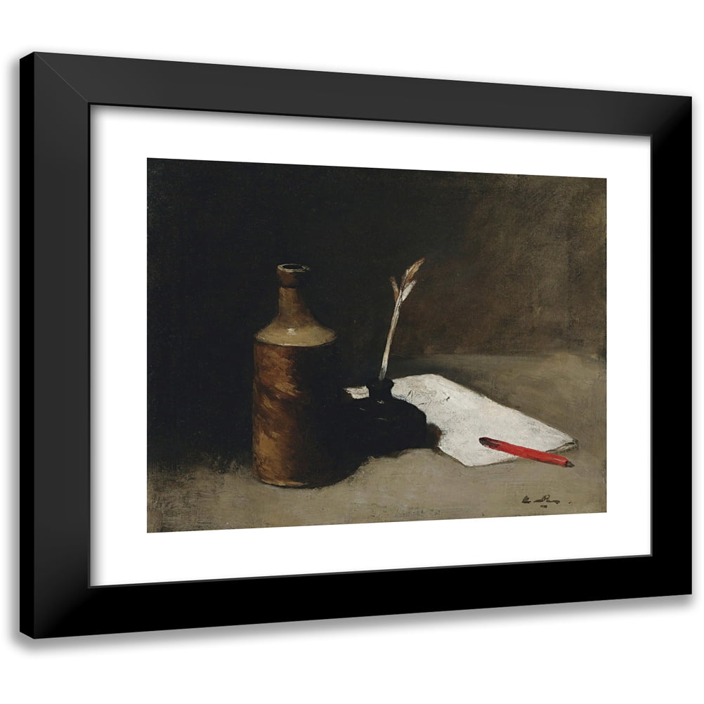 Germain-Théodore Ribot 14x12 Black Modern Framed Museum Art Print ...