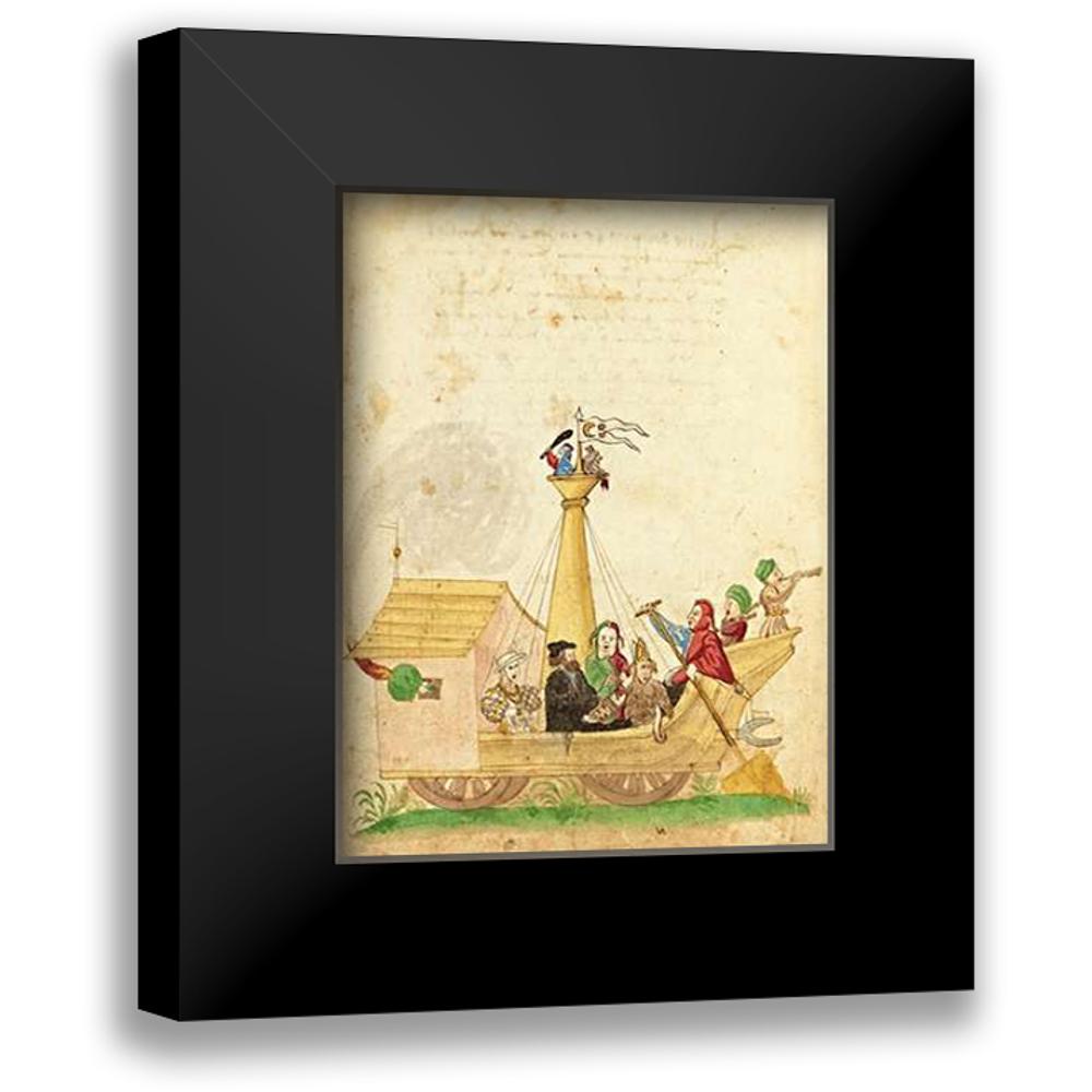 German 16th Century 12x14 Black Modern Framed Museum Art Print Titled ...