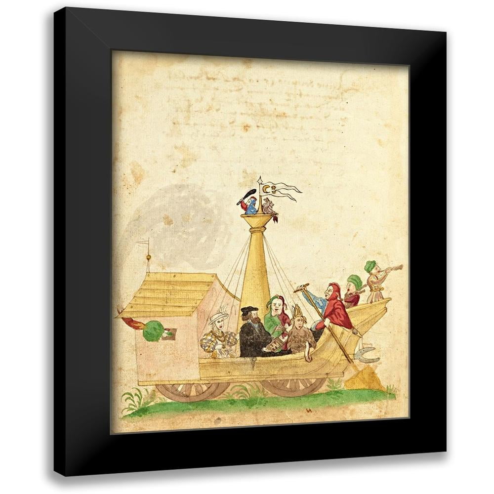 German 16th Century 12x14 Black Modern Framed Museum Art Print Titled ...