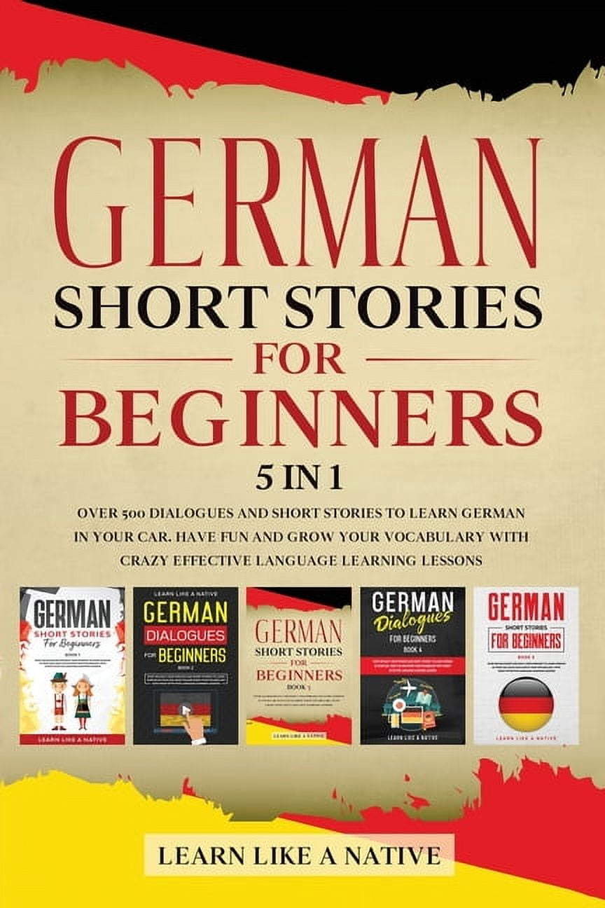 Pre-Owned German for Adults: German Short Stories for Beginners 5 in 1 ...