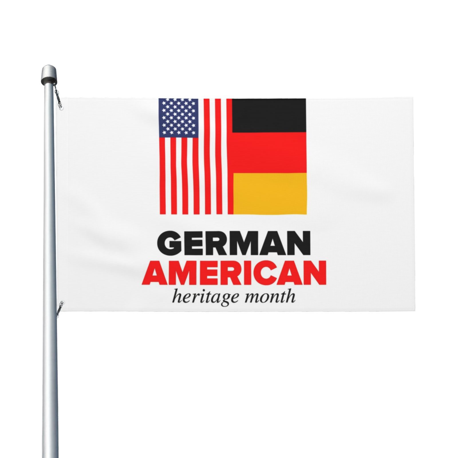 German Ame-rican Heritage Month Flag 3x5 Ft Double-Sided Flag Outdoor ...