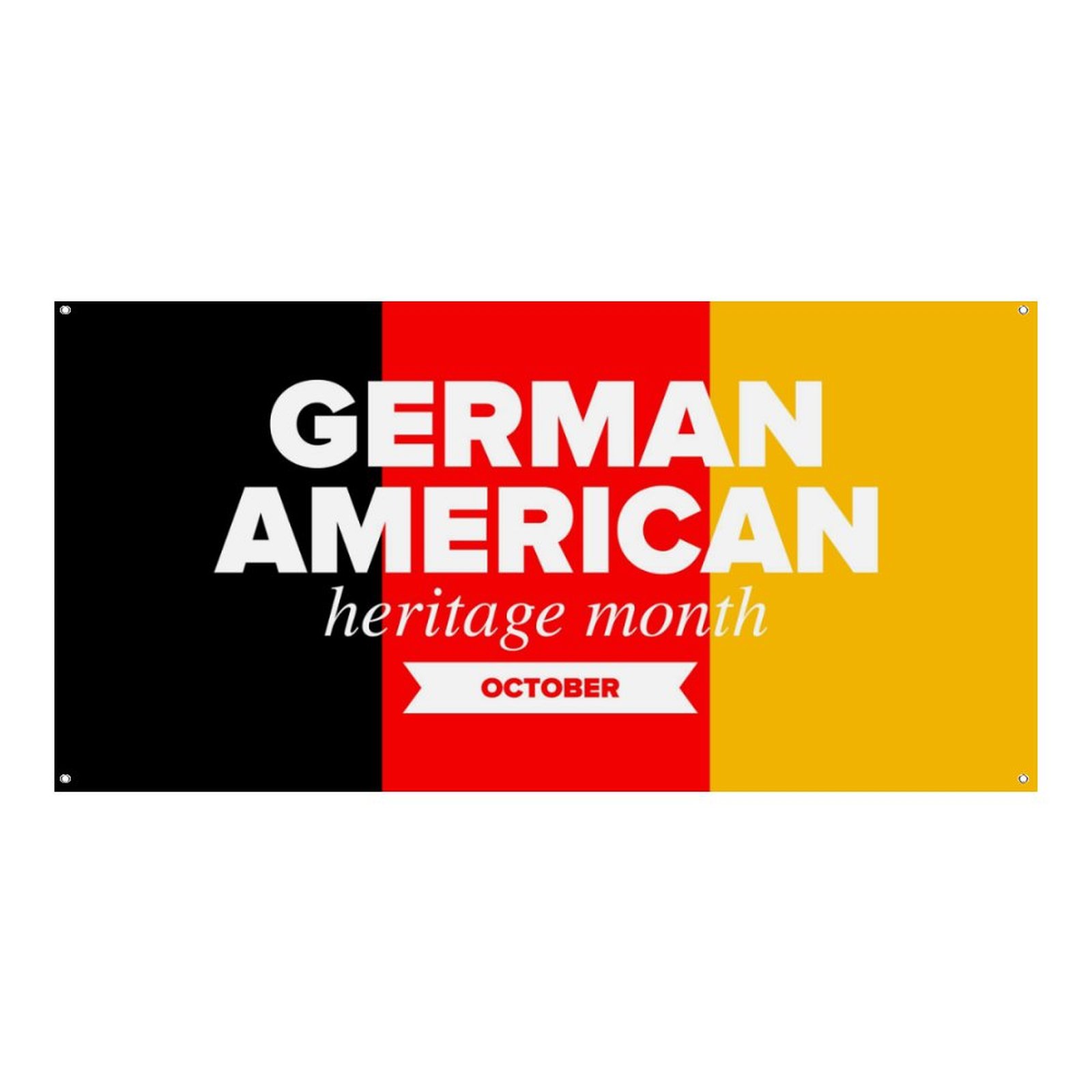 German American Heritage Month Banners Flag Hanging Backdrop Sign Wall ...