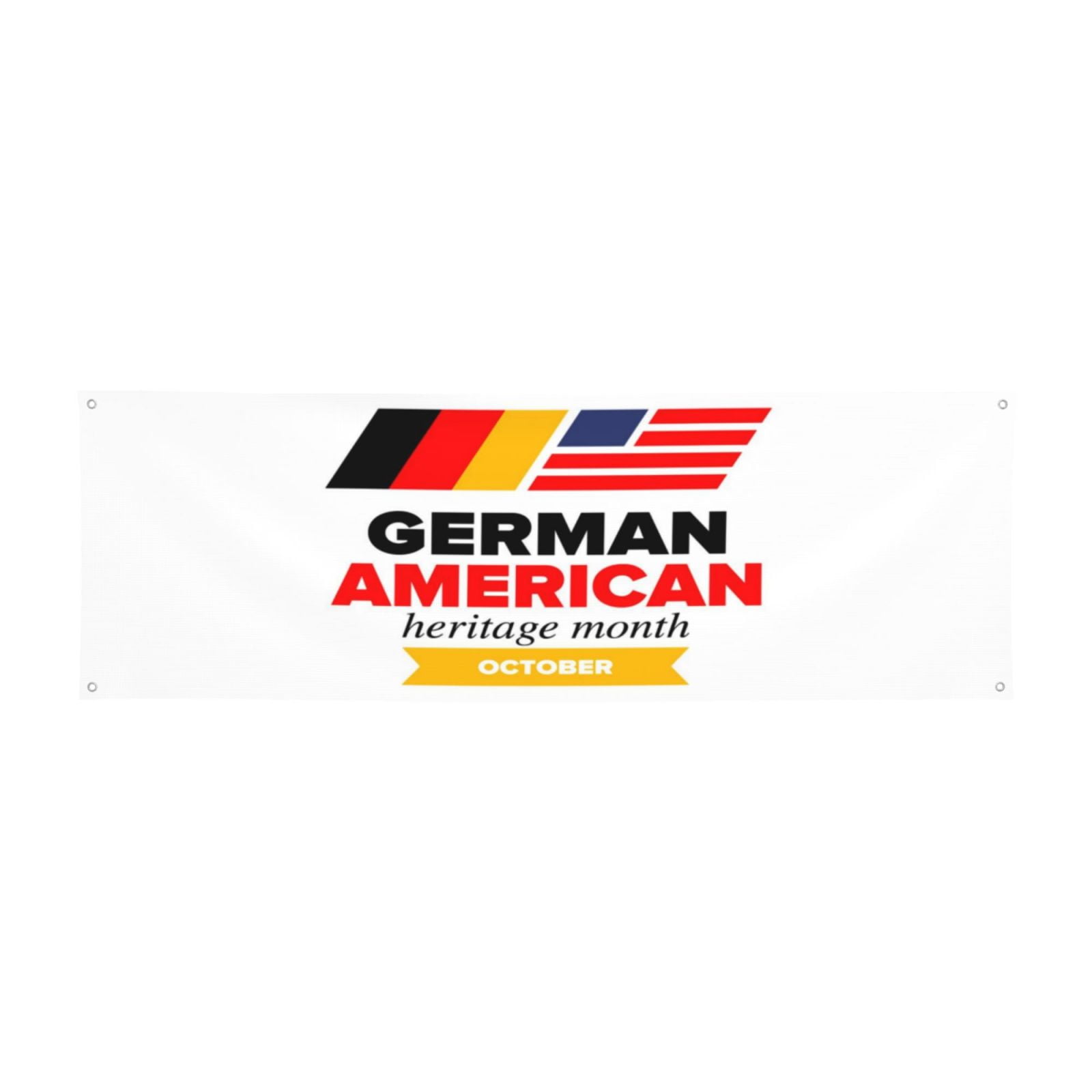 German American Heritage Month Large Banner Party Decorations Sign ...