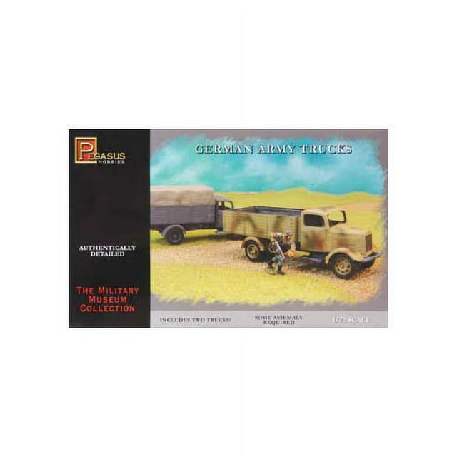 German Army Trucks 1/72 Scale Plastic Model Kit Pegasus Hobbies ...