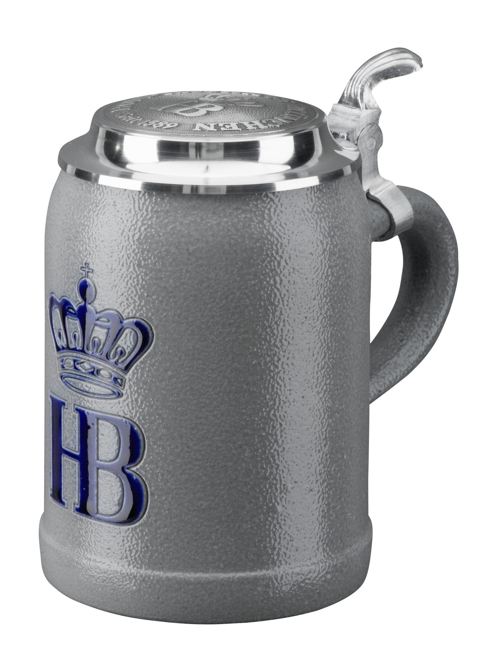 German Beer Mug Munich Hofbräuhaus München HB mug saltglazed 0.25 liter ...