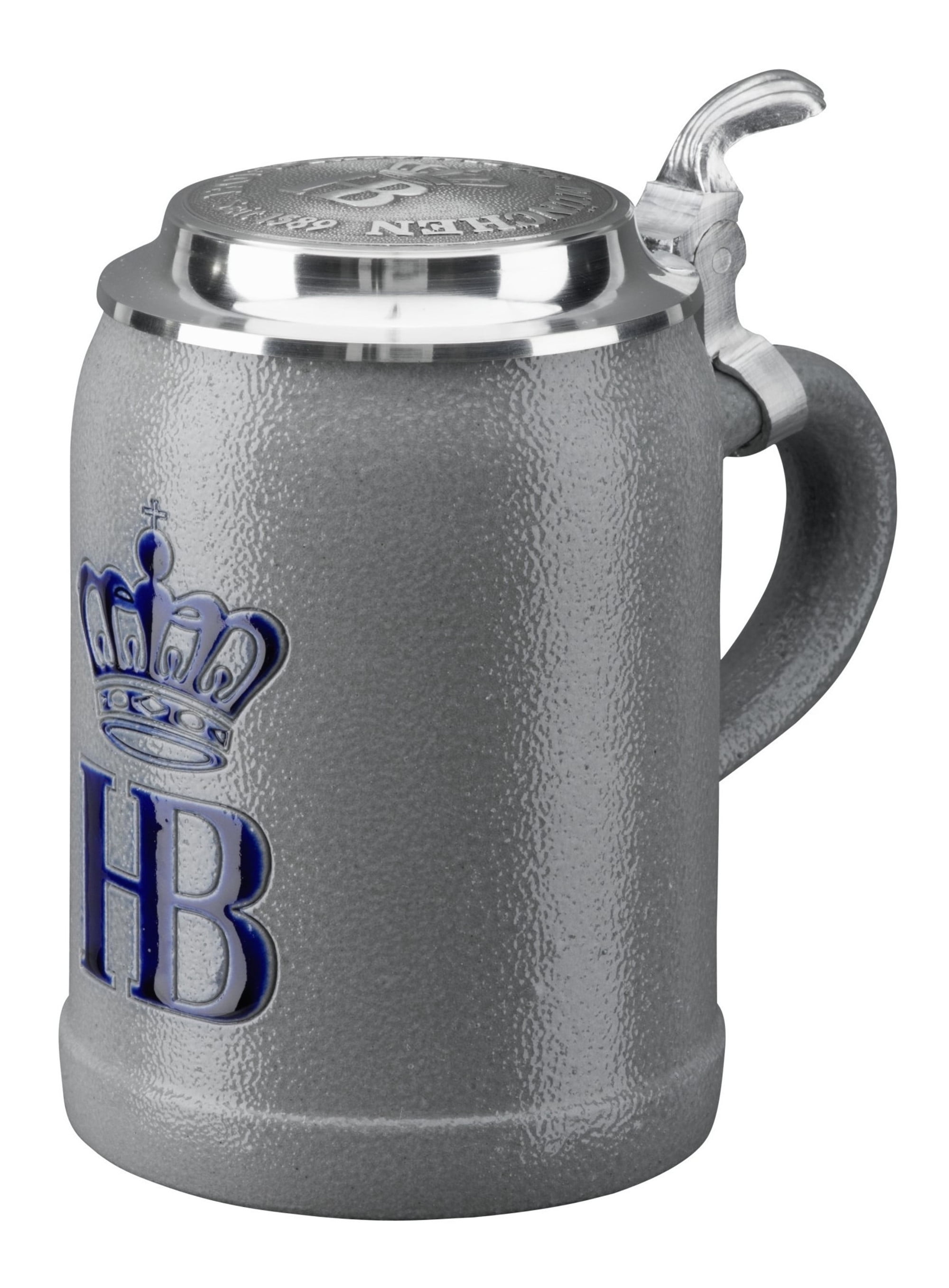 German Beer Mug Munich Hofbräuhaus München HB mug saltglazed 0.5 liter ...