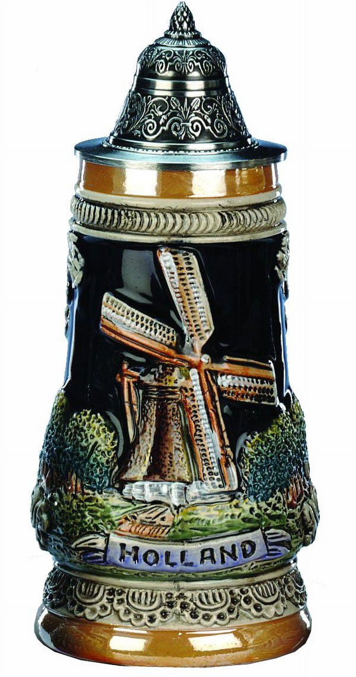 German Beer Stein Holland relief stein 0.25 liter tankard, beer mug KI ...