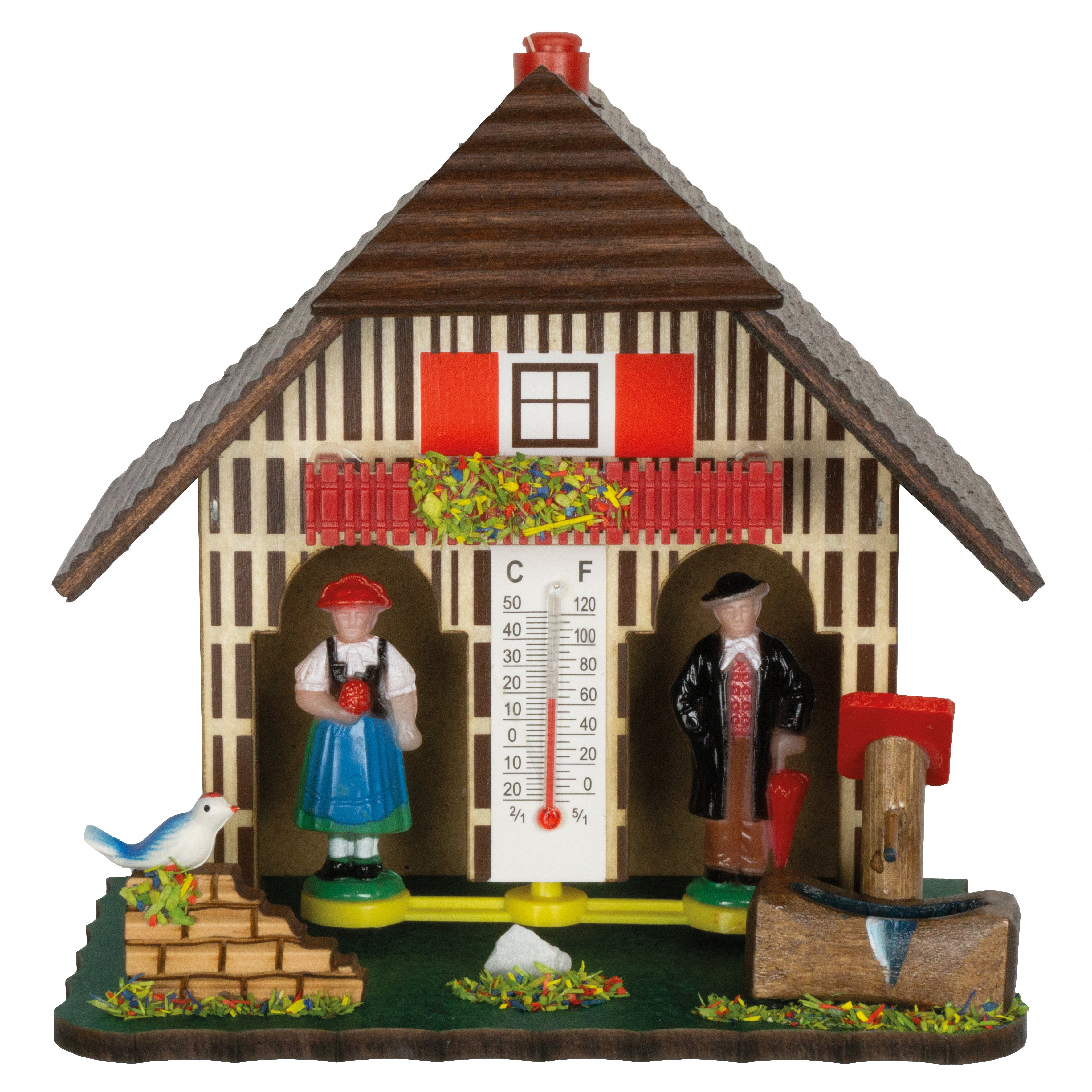German Black Forest weather house TU 805 - Walmart.com