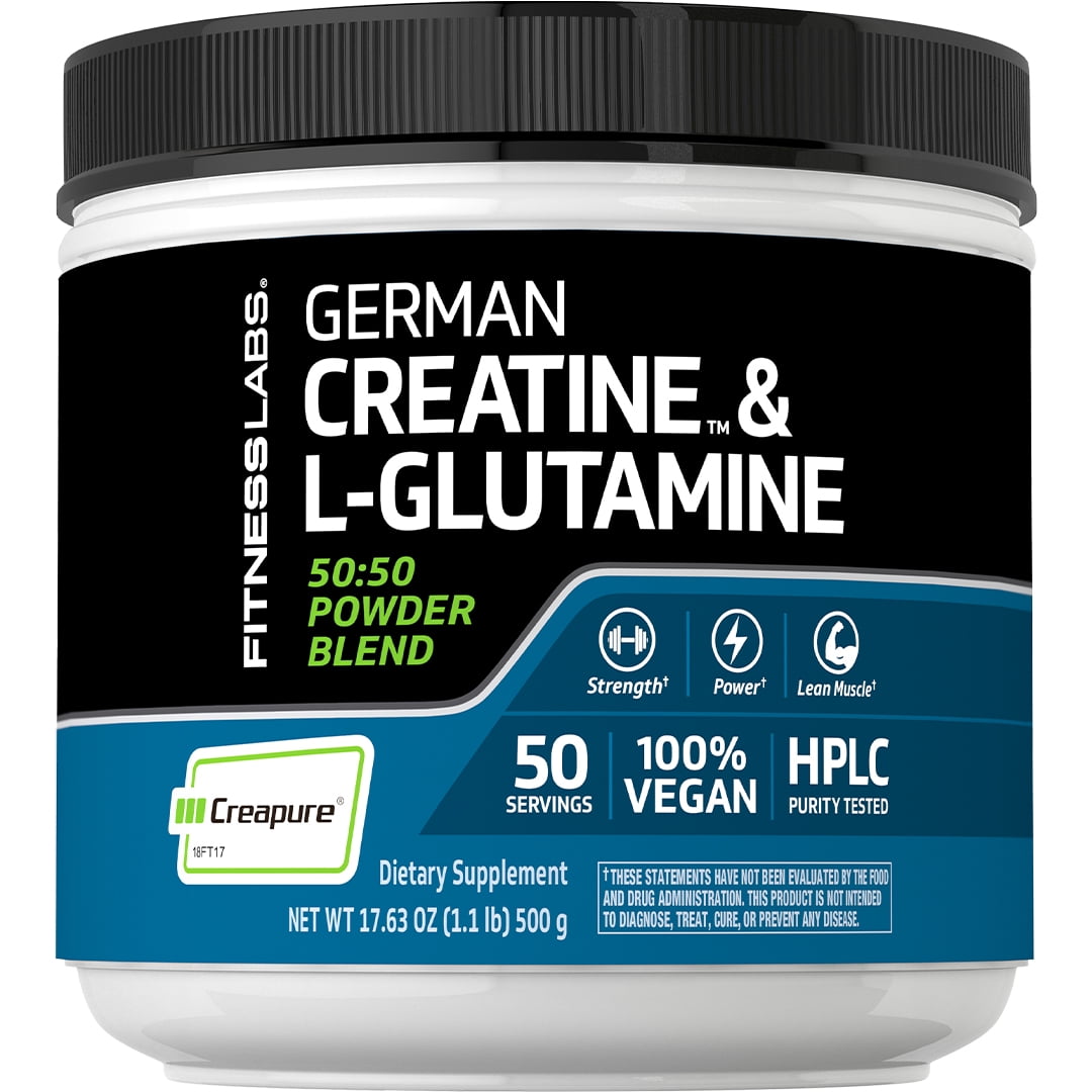 Fitness Labs German Creatine & L-Glutamine | Pure Vegan Fitness ...