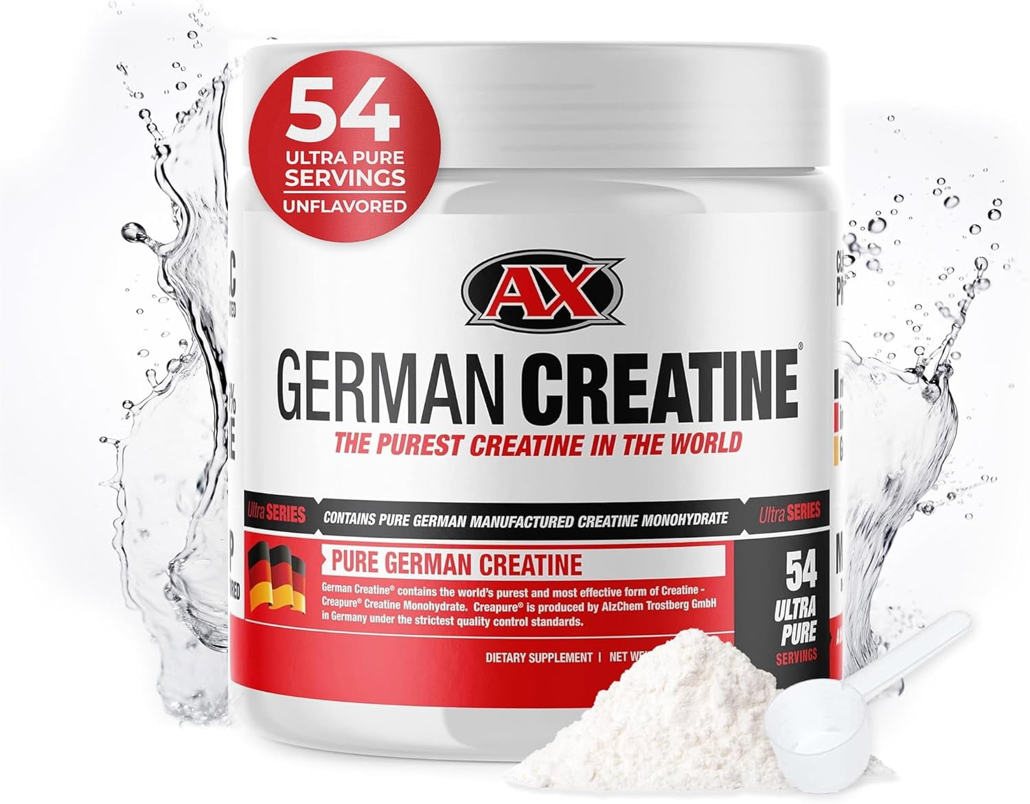 German Creatine (Pure Creapure, The Purest Creatine Monohydrate ...