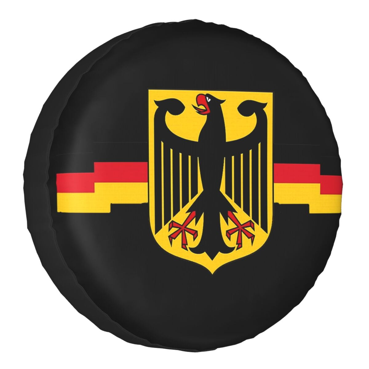 German Eagle On Shield Spare Tire Cover Germany Flag Car Wheel ...