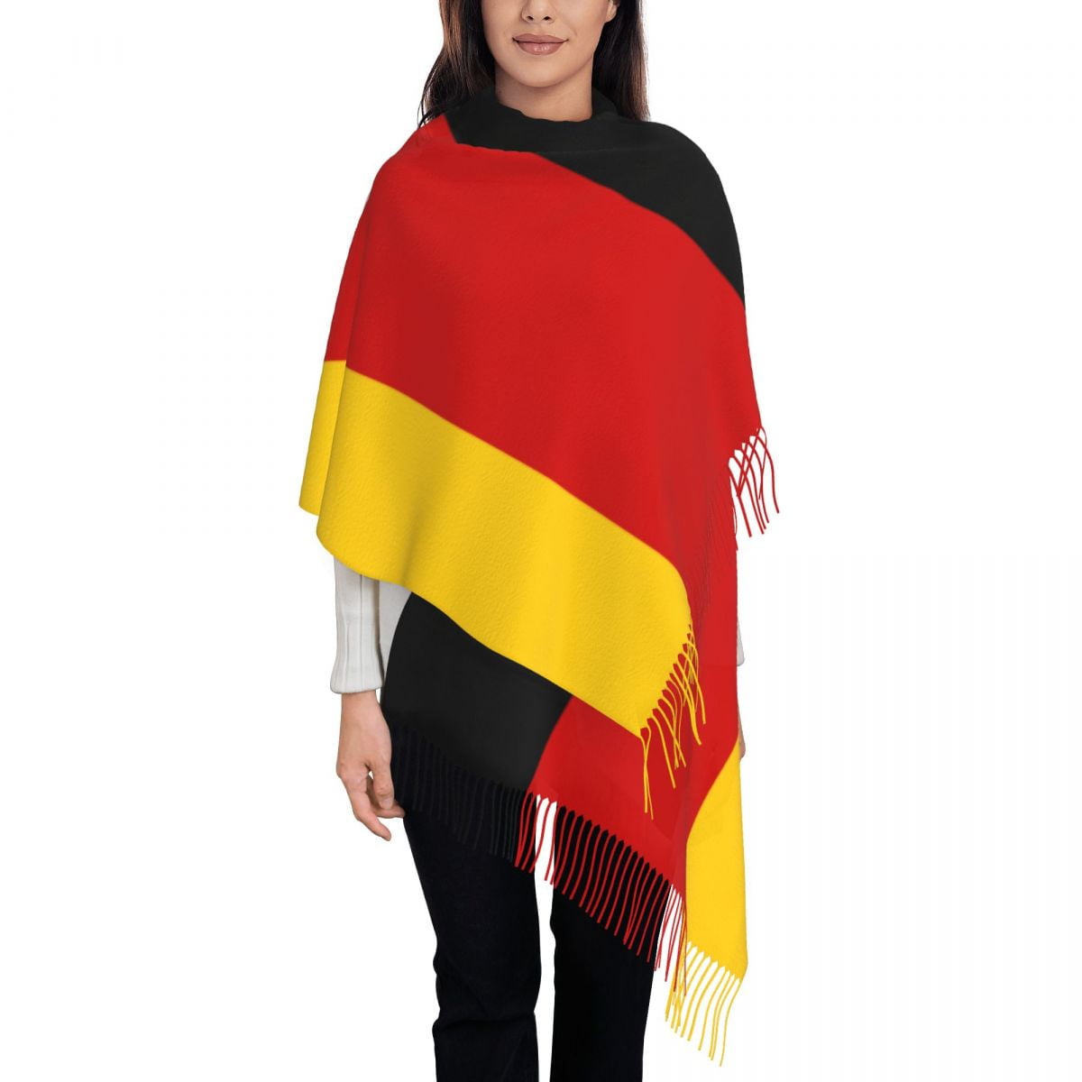 German Empire Eagle 1871 With Flag Colors Scarf Women Luxury Winter ...