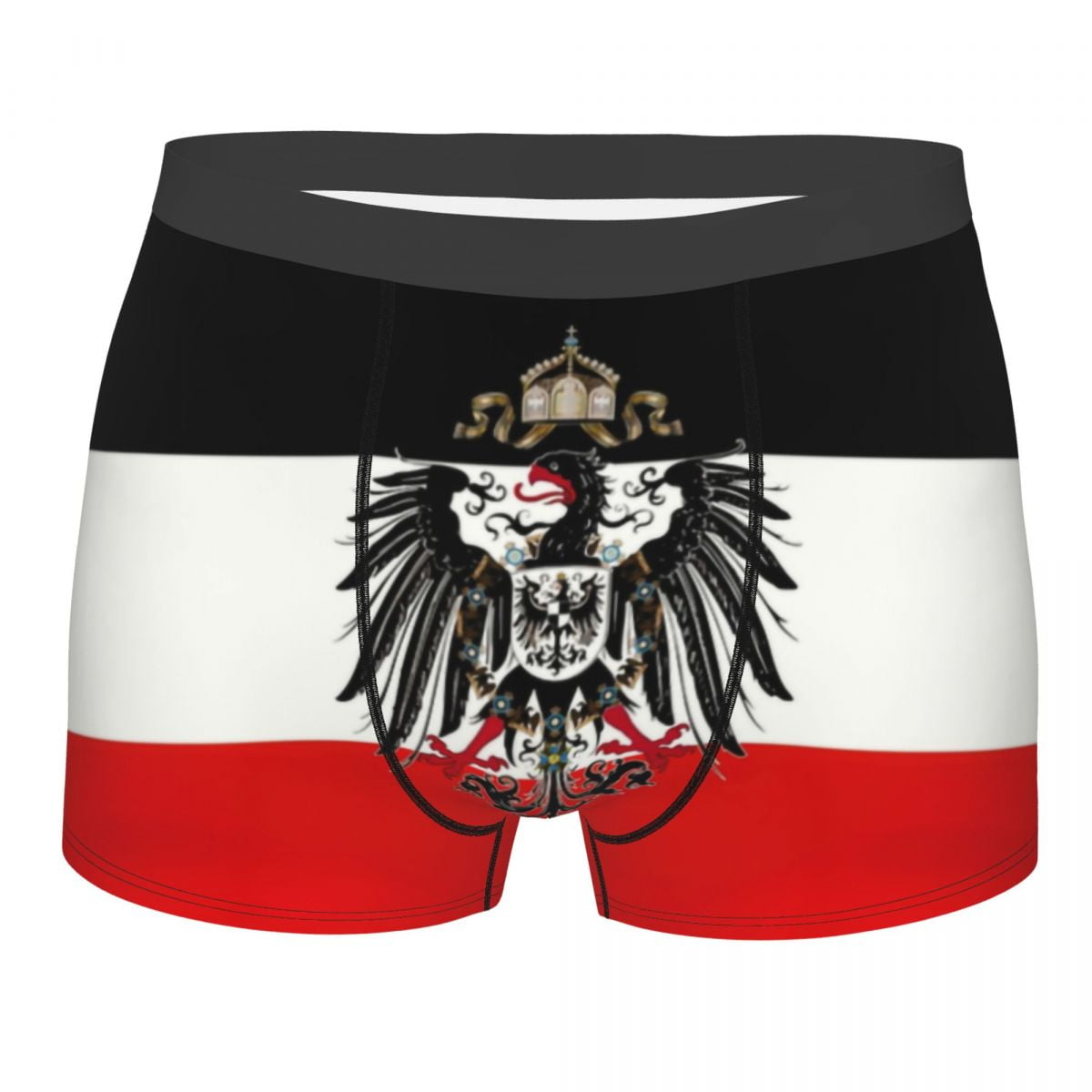 German Empire Eagle Flag 1871 Boxer Shorts For Homme 3D Printed Germany Patriotic Underwear ...