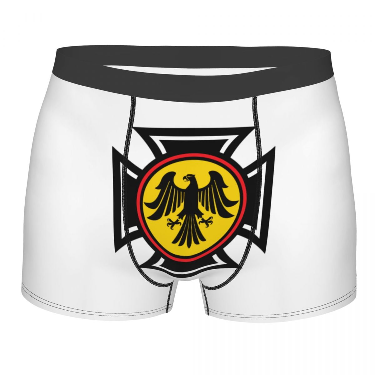 German Empire Eagle Flag 1871 Boxer Shorts For Homme 3D Printed Germany Patriotic Underwear ...