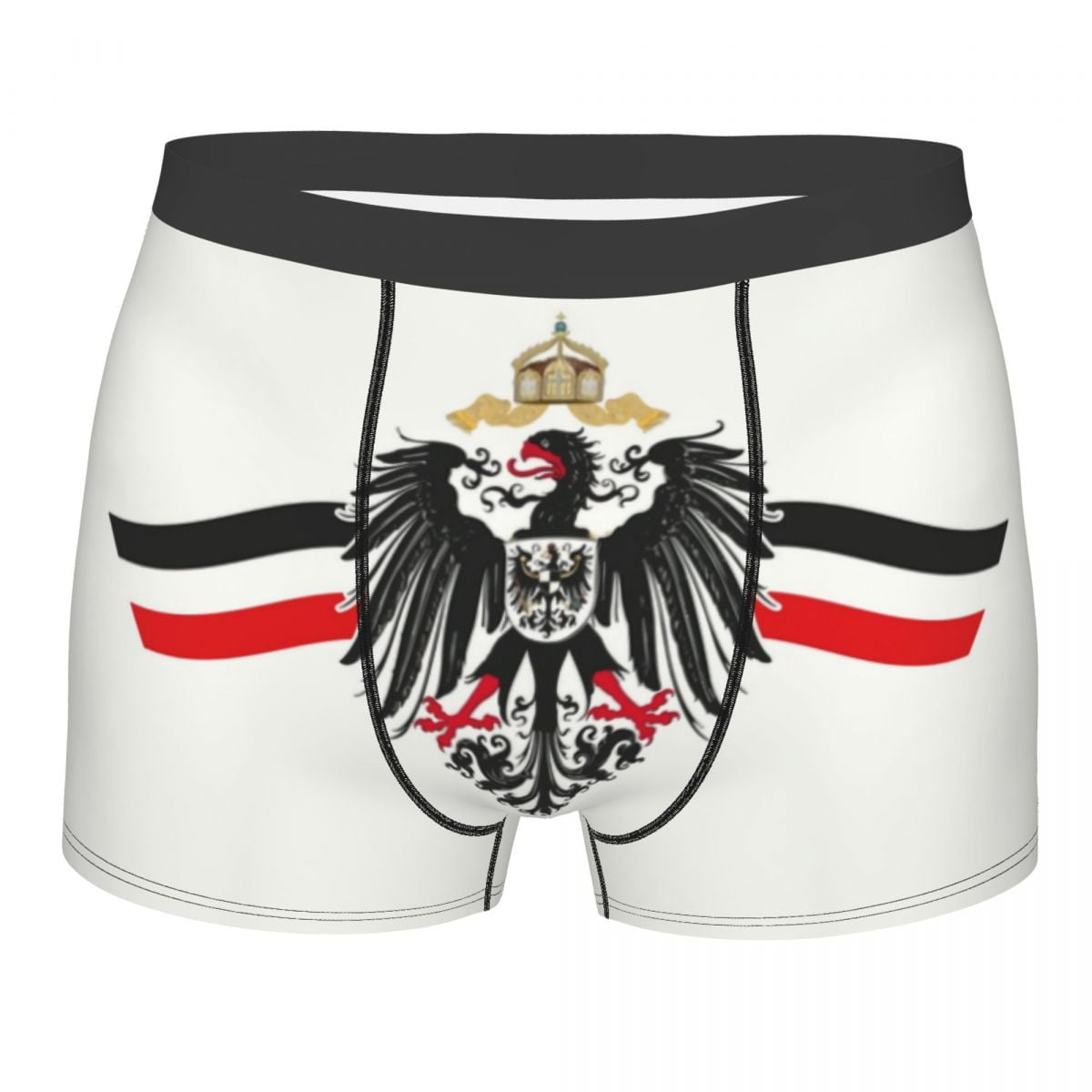German Empire Eagle Flag 1871 Boxer Shorts For Homme 3D Printed Germany Patriotic Underwear ...