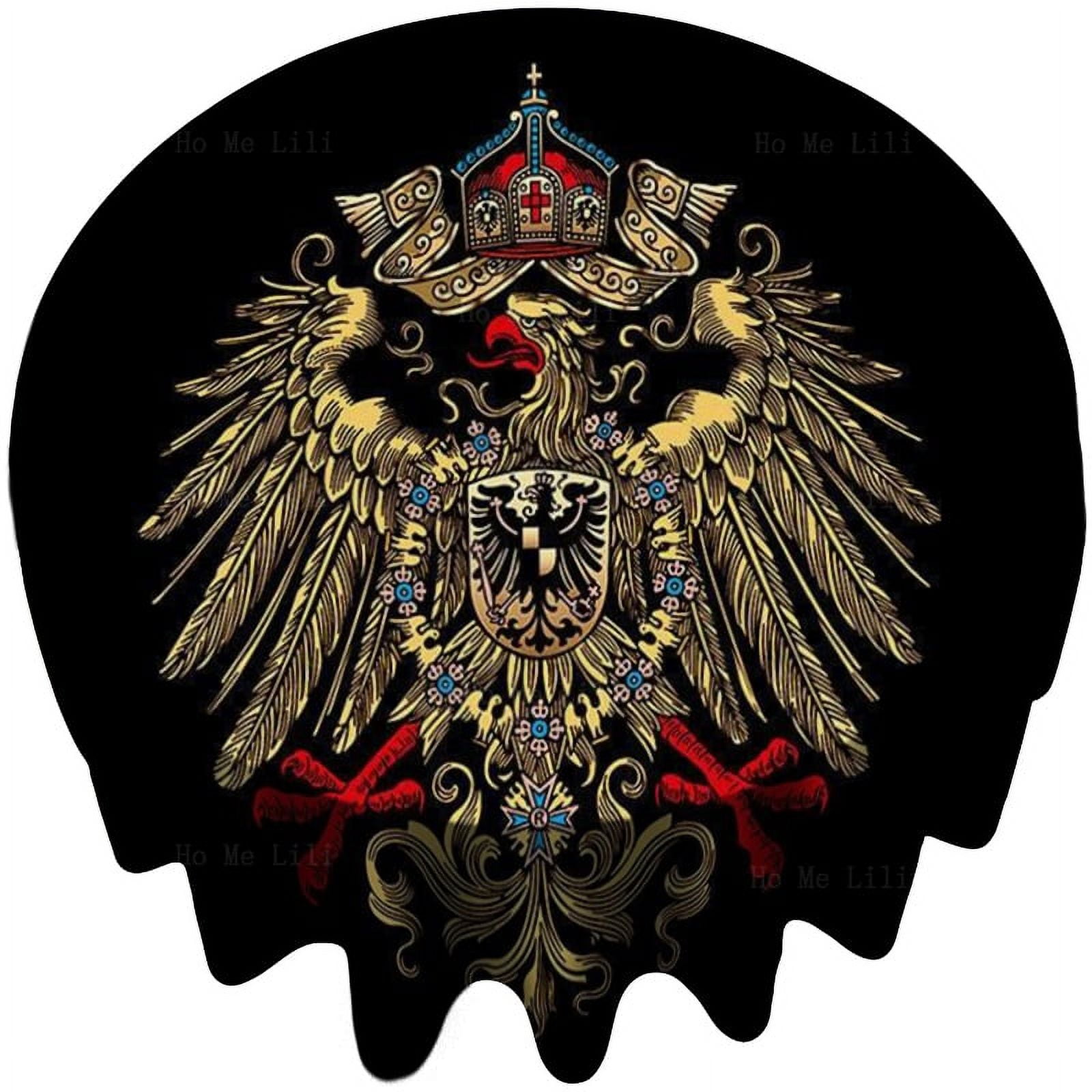 German Empire Flag Eagle With Emblem Angry Tiger Journey Vintage ...