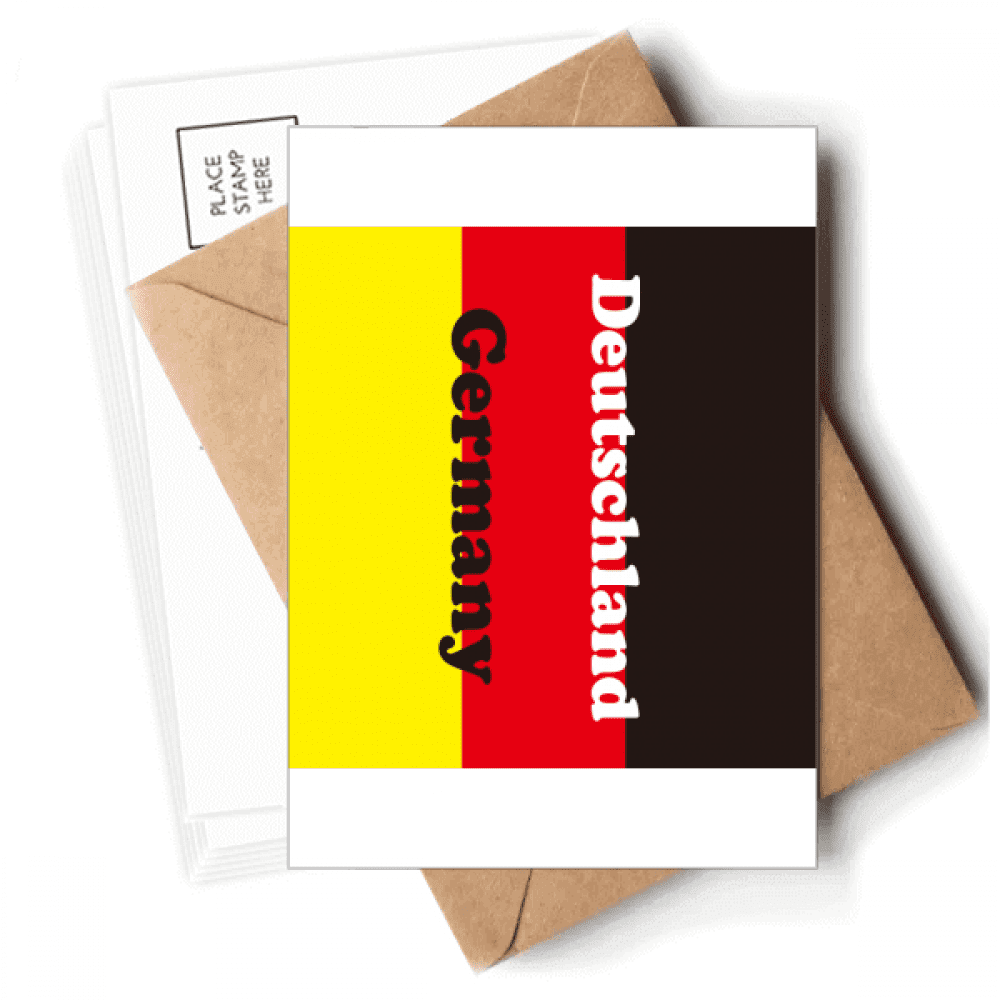 German English Flag Sign Represent Text Postcards Envelopes Blank Note ...