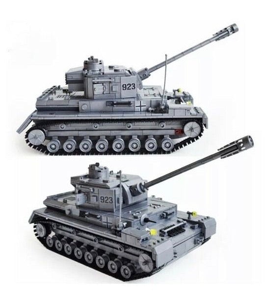 German F2 Tiger 323 Building Blocks Toy Tank Set - Walmart.com