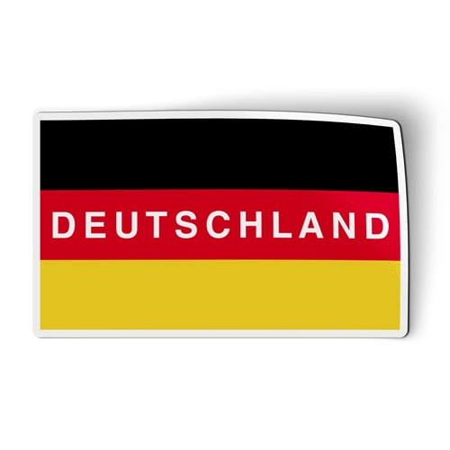 German Flag Deutschland - 5.5" Magnet for Car Locker Refrigerator ...